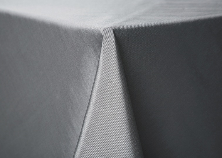Silver Bengaline Moire - 126" Rnd | A Classic Party Rental