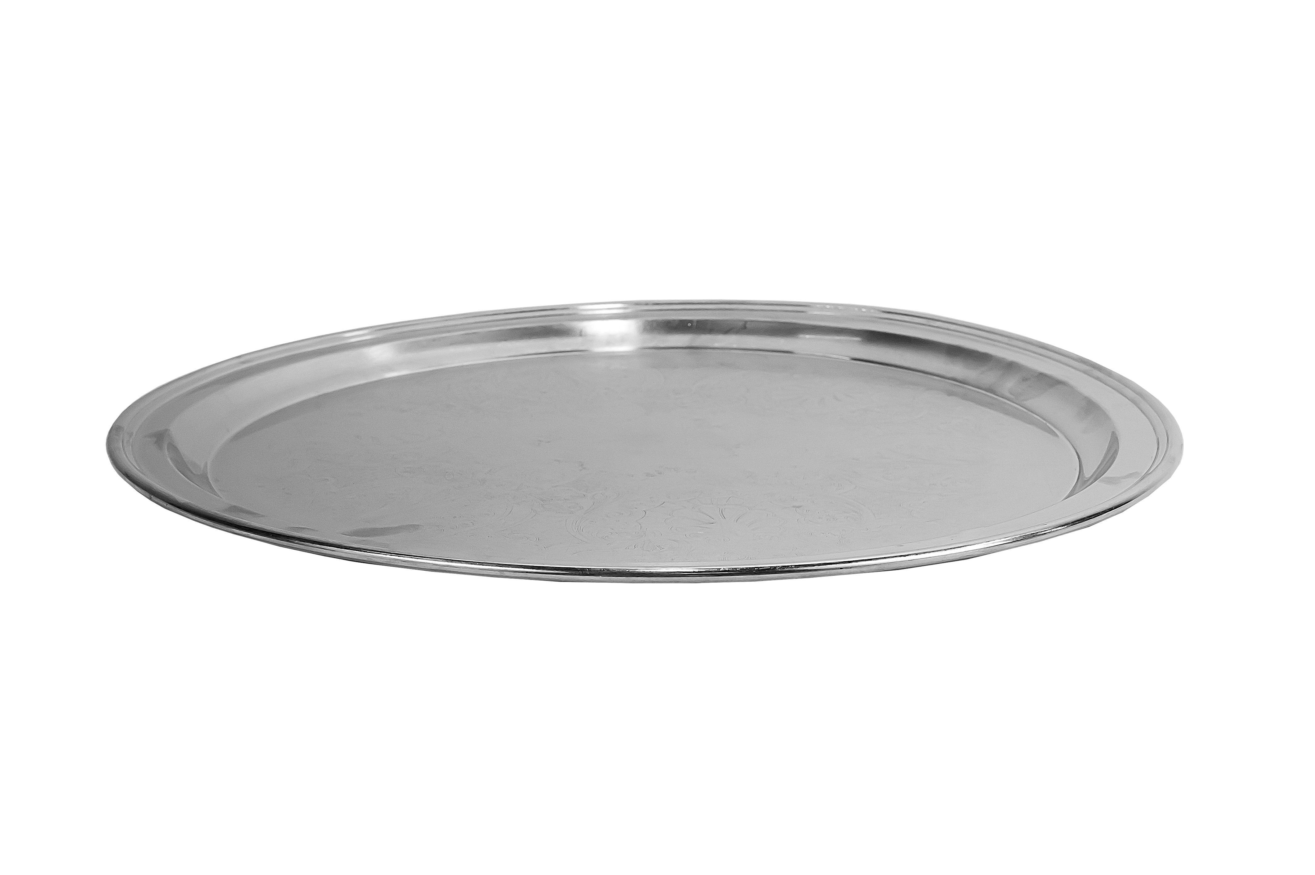 Round Silver Trays A Classic Party Rental