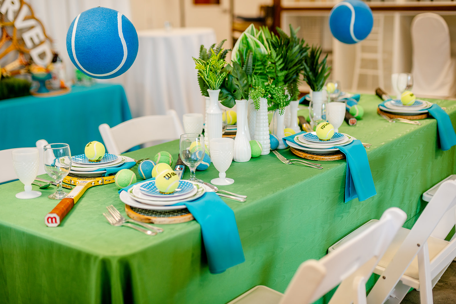 Wimbledon Inspired Tablescape | A Classic Party Rental
