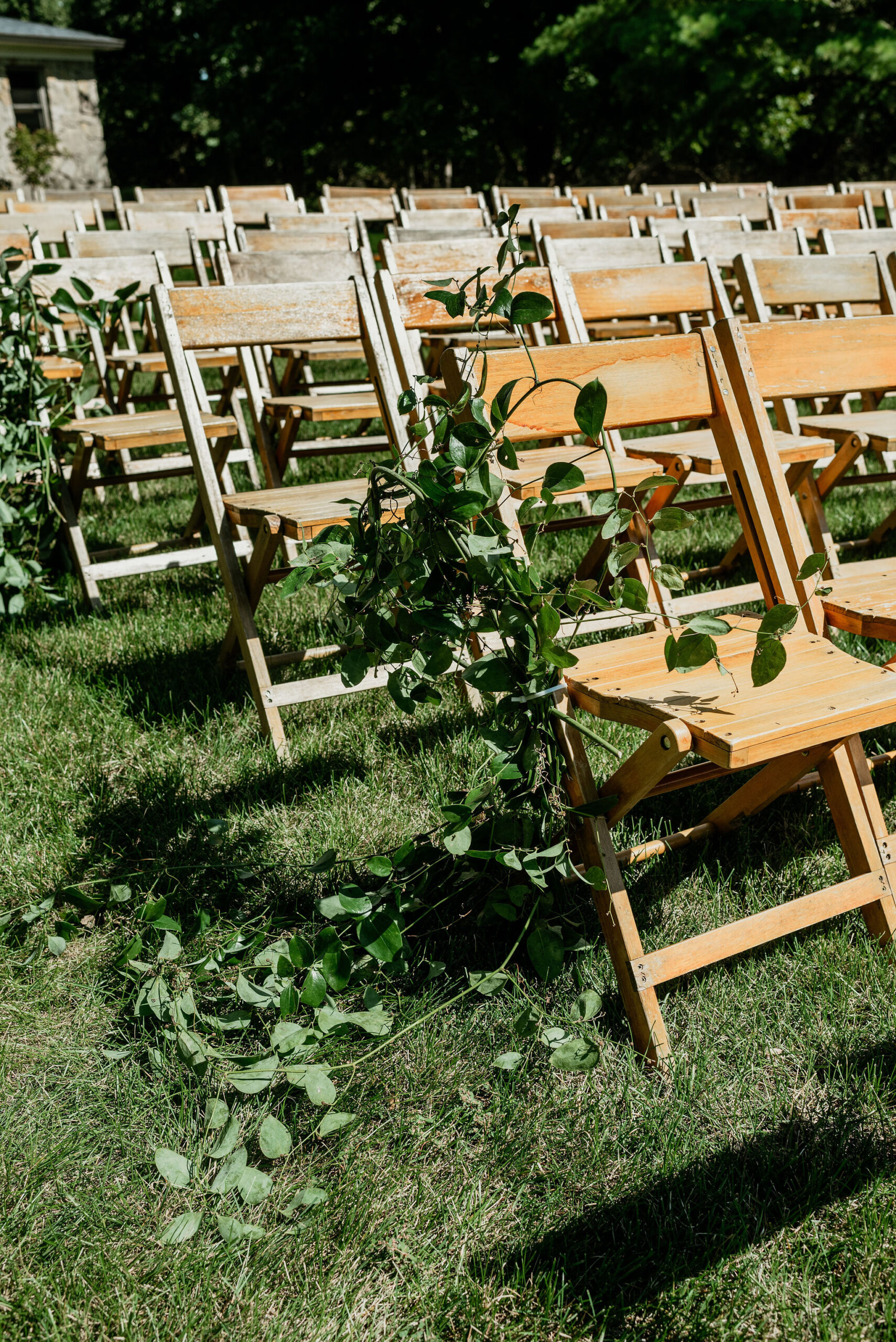 Rustic Wooden Chair | A Classic Party Rental