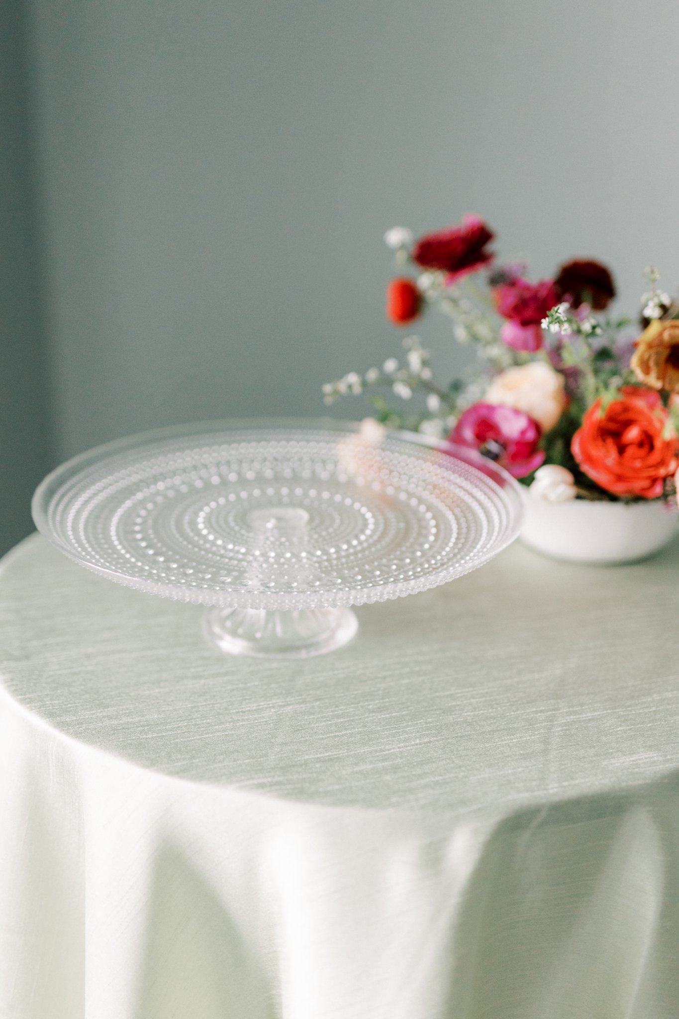 Glass Cake Stand - Large | A Classic Party Rental
